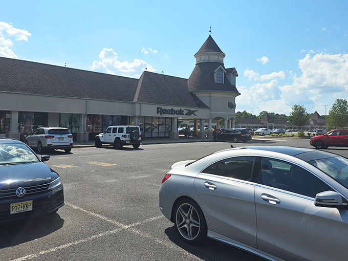 This spacious parking lot offers your car a short staycation while you go through the best deals around.