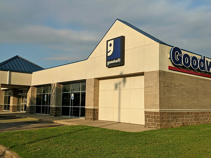 The unassuming exterior of Conway's Goodwill hides a treasure trove within. Like a culinary speakeasy, the best experiences often come in modest packages.