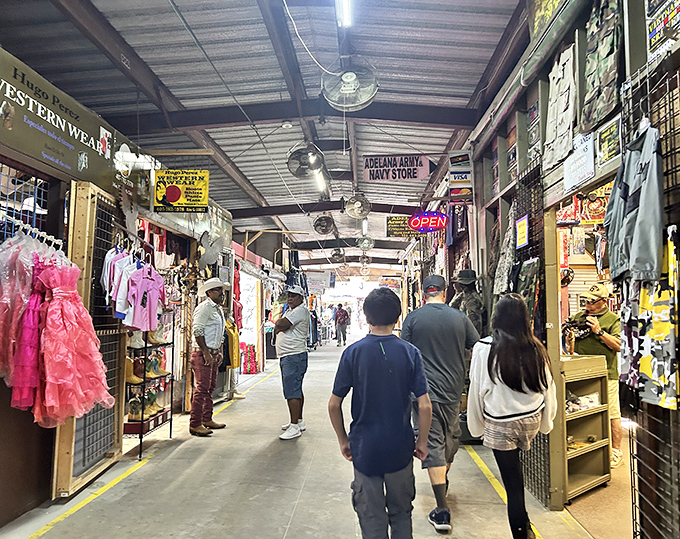 Step into a world where Western wear meets Navy surplus, and every aisle promises a new adventure. Shopping becomes treasure hunting at its finest.
