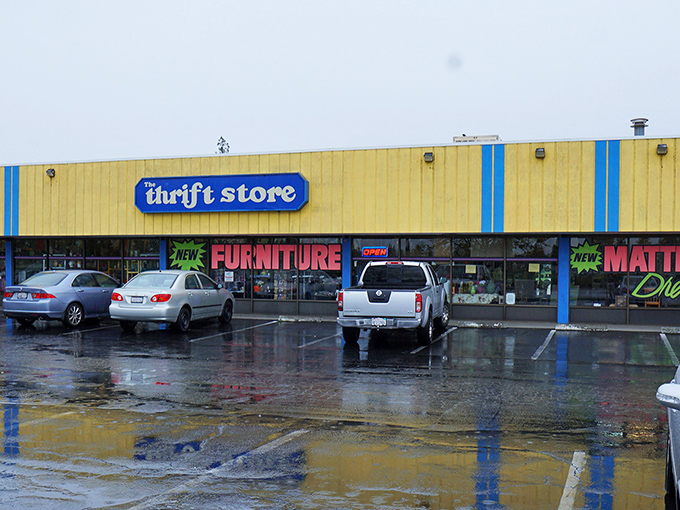 The yellow and blue exterior isn't just a building&mdash;it's a beacon of bargain-hunting hope in Sacramento's retail landscape.
