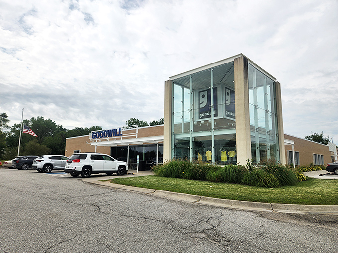 Beneath Nebraska&rsquo;s clear blue sky, the Goodwill&rsquo;s modest exterior invites treasure hunters inside&mdash;a place where discoveries abound and budgets can finally relax.