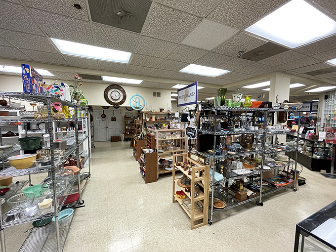Welcome to treasure hunter paradise! Blues City Thrift Store's sprawling interior promises adventures where your wallet stays happy and your curiosity runs wild.