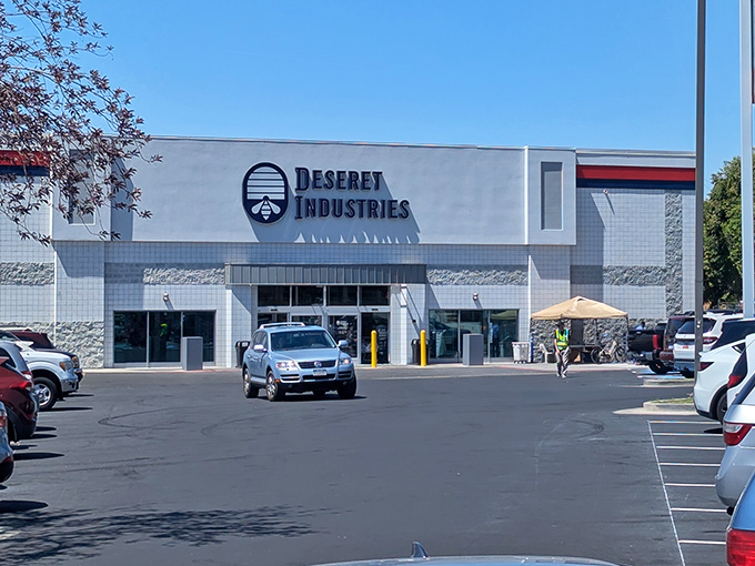 The unassuming exterior of DI belies the wonderland within&mdash;like finding a portal to bargain heaven disguised as a regular building.