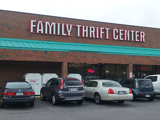 The unassuming brick exterior of Family Thrift Center beckons with the promise of hidden treasures. Like a Vegas casino, what happens inside could change your life&mdash;or at least your wardrobe.