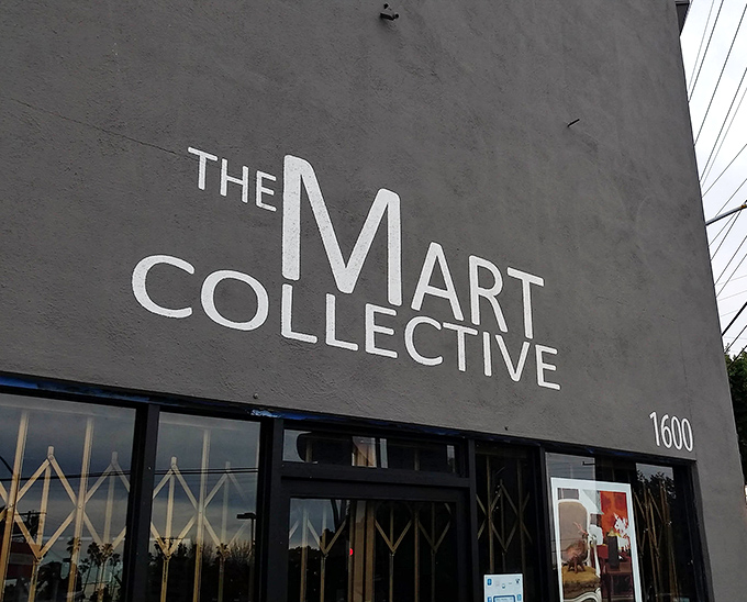 The minimalist gray exterior with bold white lettering belies the wonderland of vintage treasures waiting inside this Venice landmark.