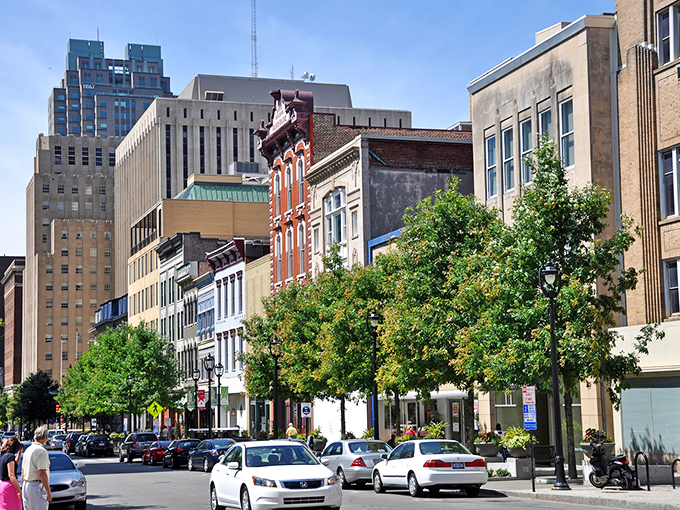 Downtown Fayetteville's skyline offers small-town charm with big-city aspirations, where historic architecture meets modern convenience without the big-city price tag.
