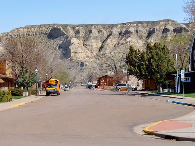 Where the badlands meet Main Street &ndash; Medora's dramatic buttes provide a stunning backdrop to everyday small-town life.