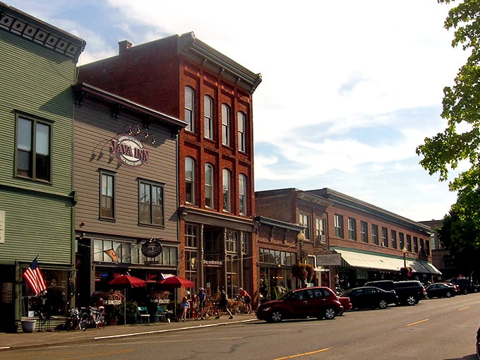 First Street's colorful historic buildings stand like a lineup of architectural celebrities, each with its own century-old story to tell.