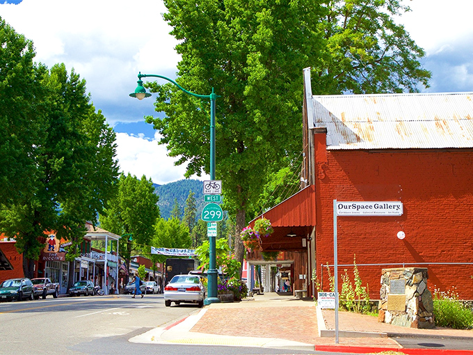 Main Street Weaverville looks like a movie set where Hallmark and the Wild West had a charming love child.