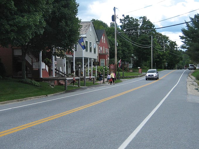 Main Street Weston looks like it was designed by Norman Rockwell himself &ndash; quintessential Vermont where even the double yellow lines seem charming.