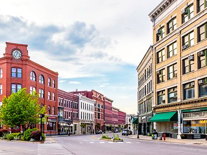 Downtown Rutland's historic architecture tells stories in brick and mortar, where the iconic clock tower stands sentinel over streets that balance past and present perfectly.