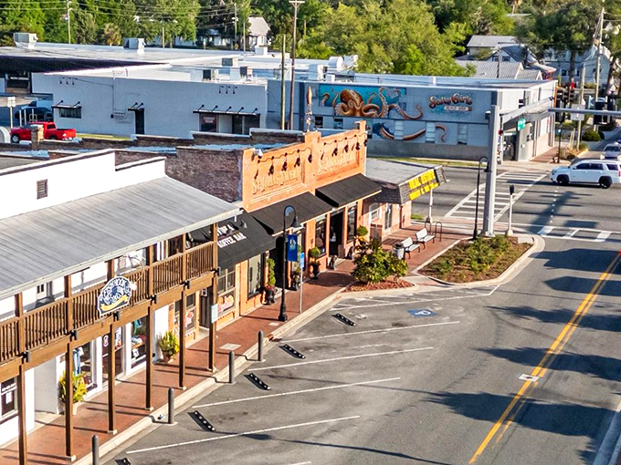 Downtown Crystal River offers that perfect small-town Florida charm, where local shops beckon with treasures and the pace slows to match your vacation mindset.