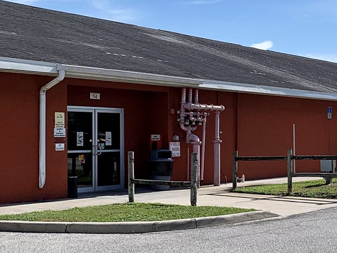 The iconic red barn facade welcomes treasure hunters with the promise of discoveries that big box stores simply can't deliver.