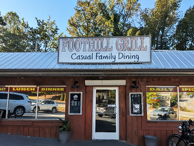 The unassuming exterior of Foothill Grill promises what fancy restaurants often can't deliver &ndash; honest food that makes your soul do a happy dance.