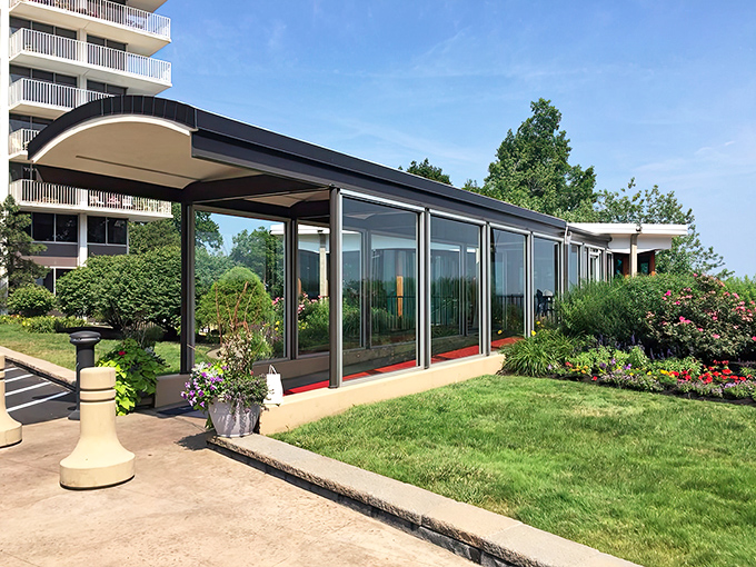 That sweeping curved entrance isn't just showing off&mdash;it's promising you something special before you even walk inside.