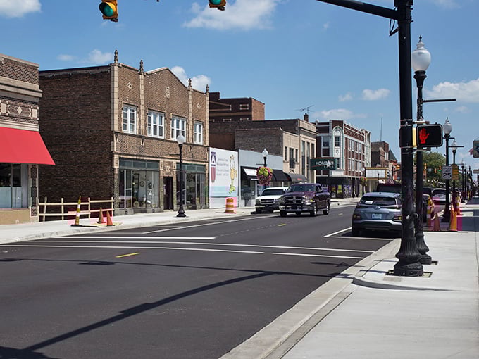 Whiting's main street feels like a movie set where small-town charm meets Midwest authenticity without a hint of pretension.