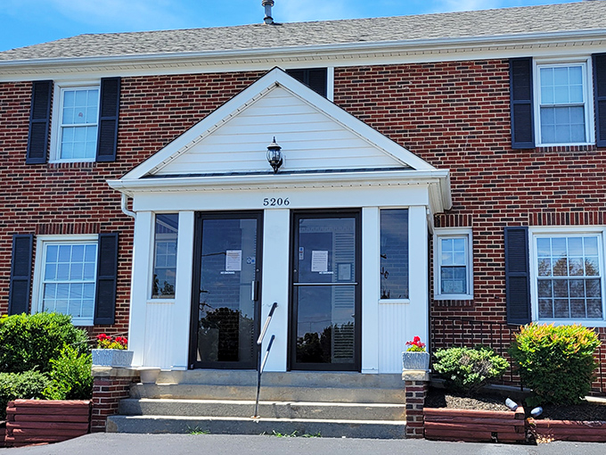 Don't let the unassuming exterior fool you! This brick building is a portal to Virginia's best comfort food and friendly service.