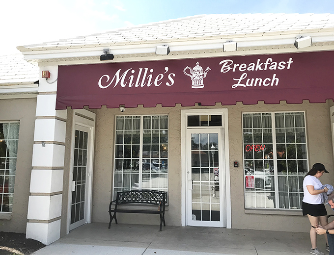 The iconic storefront that launched a thousand breakfast cravings. That "OPEN" sign might as well say "Happiness Served Here."