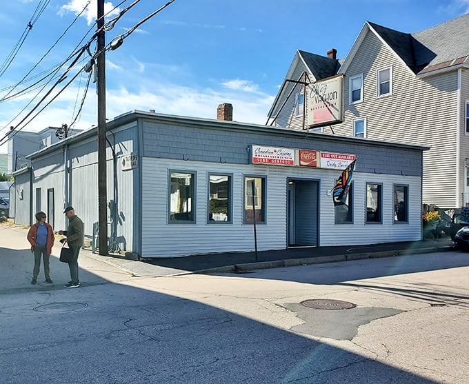 The unassuming blue exterior of Chez Vachon hides culinary treasures that would make any Quebecois grandmother proud.