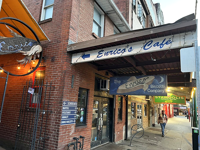 That blue awning might as well be a portal to Italy. Step inside and prepare for your taste buds to book a one-way ticket to carb heaven.