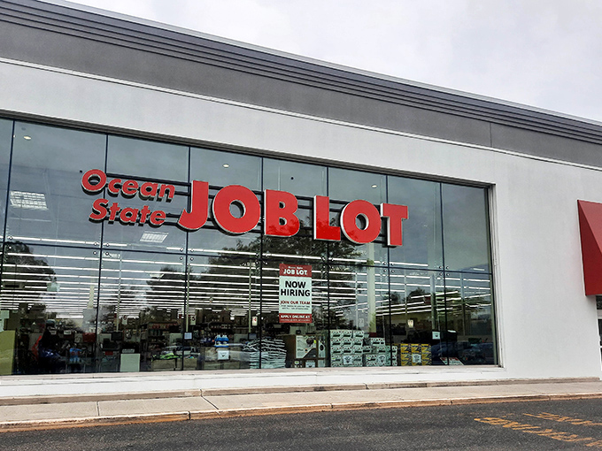 The bold red signage of Ocean State Job Lot beckons like a lighthouse for bargain hunters. Inside those doors, a wonderland of unexpected treasures awaits your discovery.