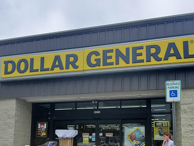 The iconic yellow and blue sign stands proudly against the Alabama sky, welcoming shoppers to a retail adventure that's become legendary enough to inspire multi-hour road trips from neighboring counties.