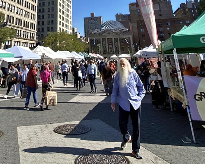 The bustling heart of Union Square transforms into a food lover's paradise four days a week.