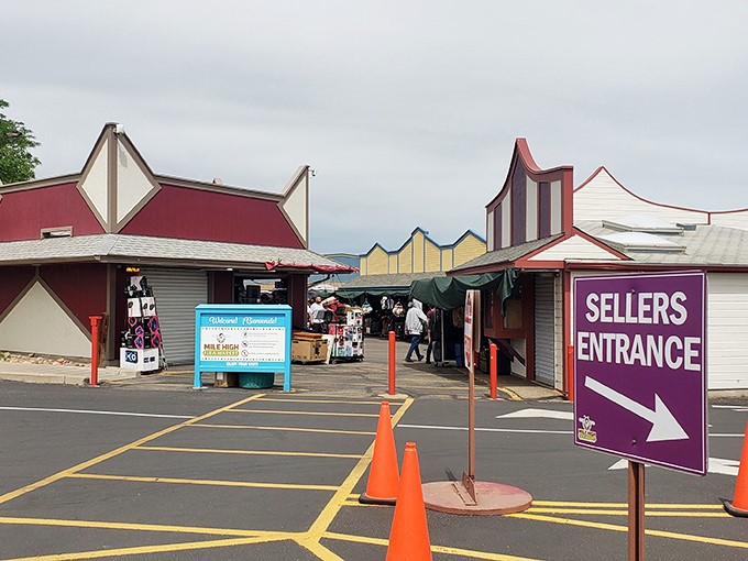Welcome to treasure-hunting paradise! The colorful storefronts of Mile High Flea Market beckon with the promise of undiscovered gems and weekend adventures.