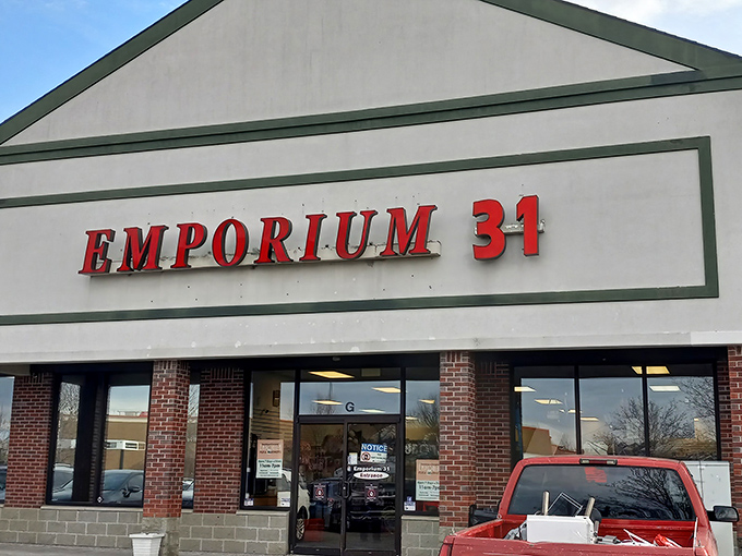 The unassuming storefront of Emporium 31 belies the wonderland within. Like a treasure chest disguised as a strip mall tenant, it beckons adventure-seekers from across Indiana.