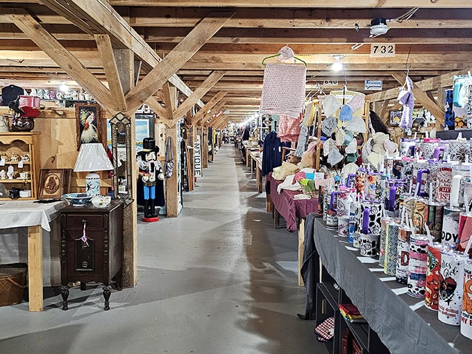 Step into a treasure hunter's paradise where vintage clothing, elegant furniture, and decorative pieces await their second chance at love.