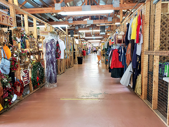 Long corridors of possibility stretch before you, wooden stalls packed with treasures waiting to be discovered by the right pair of curious eyes.