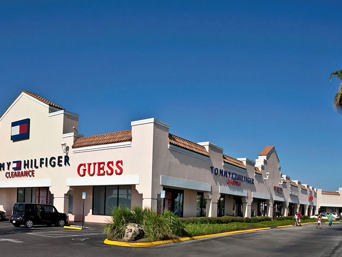 Mediterranean-inspired architecture houses bargain-hunting paradise at Orlando Outlet Marketplace. The terra cotta roofing almost convinces you you're shopping in Tuscany&mdash;if Tuscany had Tommy Hilfiger.