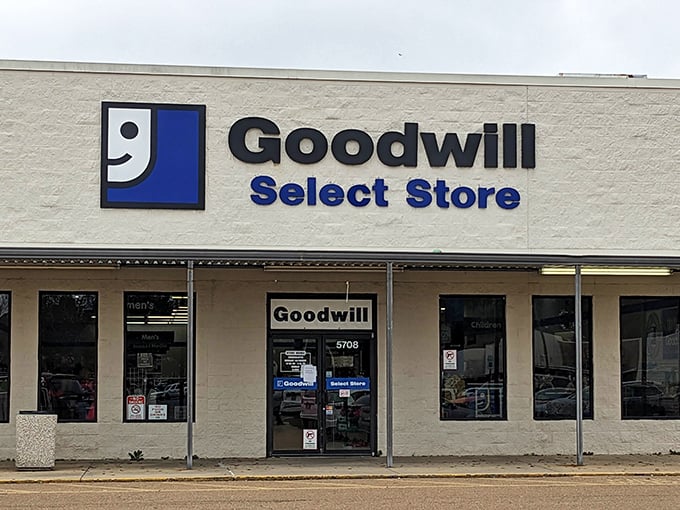 The smiling logo says it all &ndash; this isn't just thrift shopping, it's treasure hunting with a side of good karma.