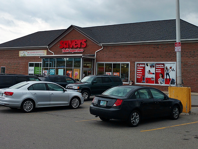 The Manchester Savers storefront stands ready for another day of treasure hunting, where yesterday's castoffs become tomorrow's conversation pieces.