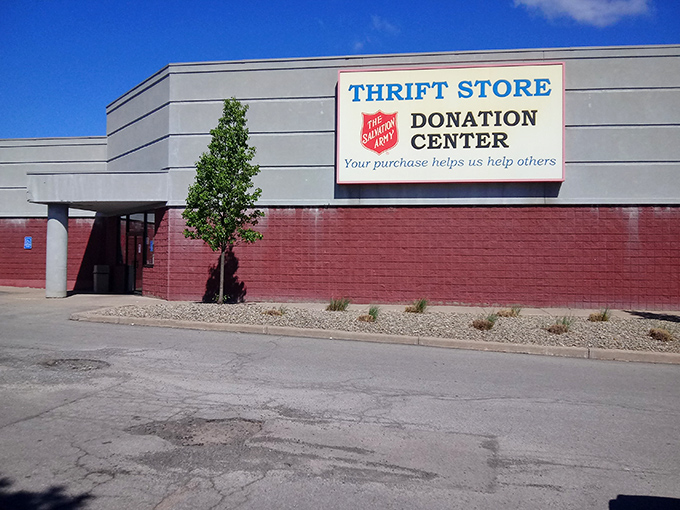 The unassuming brick exterior hides a treasure trove within, like finding out your quiet neighbor is secretly a rock star.