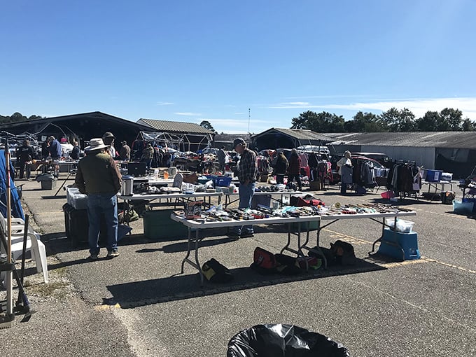 The outdoor section of Mobile Flea Market stretches as far as the eye can see&mdash;a treasure hunter's paradise where one person's castoffs become another's prized possessions.