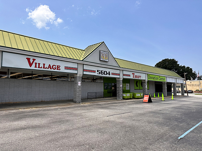 The unassuming exterior of Value Village in Brooklyn Park hides a universe of treasures within. Like a thrift store TARDIS&mdash;modest outside, endless inside.