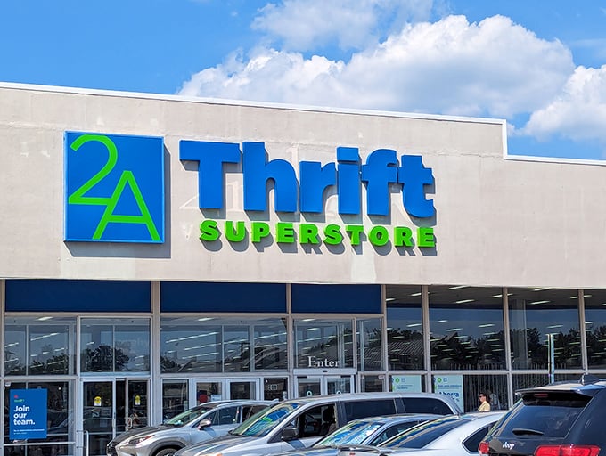 The blue and green sign of 2nd Ave beckons like a lighthouse for the budget-conscious, promising a treasure hunt that won't empty your wallet.