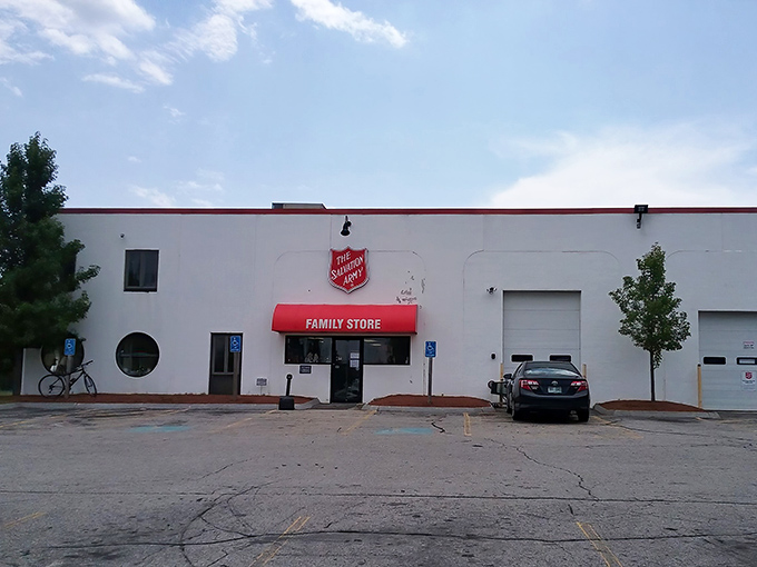 Welcome to treasure hunter's paradise! The Salvation Army Thrift Store's spacious furniture section offers everything from comfy blue recliners to vintage coffee tables waiting for their second act.