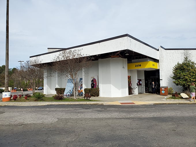 From the outside, it's unassuming. Step closer and you'll notice the artistic touches &ndash; a preview of the organized chaos of inspiration within.