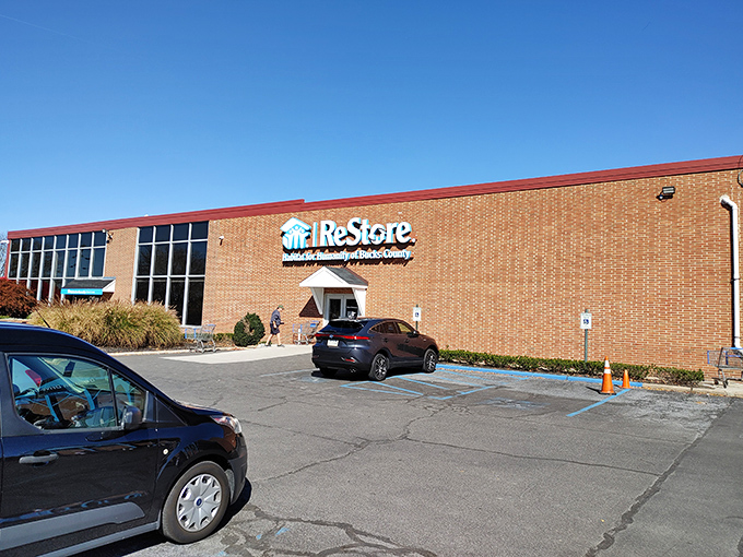 The unassuming brick exterior of Warminster's ReStore hides a treasure trove within&mdash;like finding the Batcave behind Wayne Manor's bookshelf.