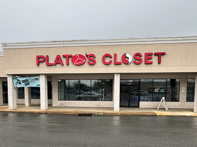 Behind this unassuming storefront lies a wonderland where designer dreams meet wallet-friendly reality.