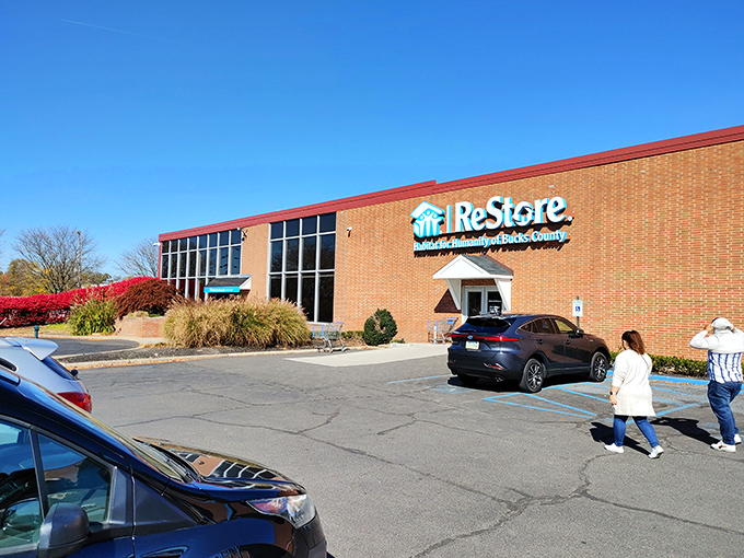 The unassuming brick exterior of Warminster's ReStore hides a treasure trove within&mdash;like finding the Batcave behind Wayne Manor's bookshelf.