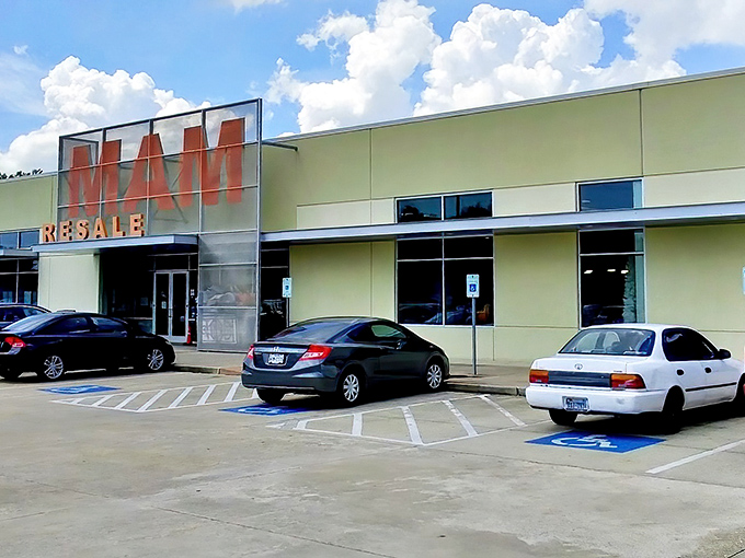 The unassuming exterior of MAM Resale belies the wonderland of treasures waiting inside. Houston's best-kept secret sits quietly on Blalock Road.