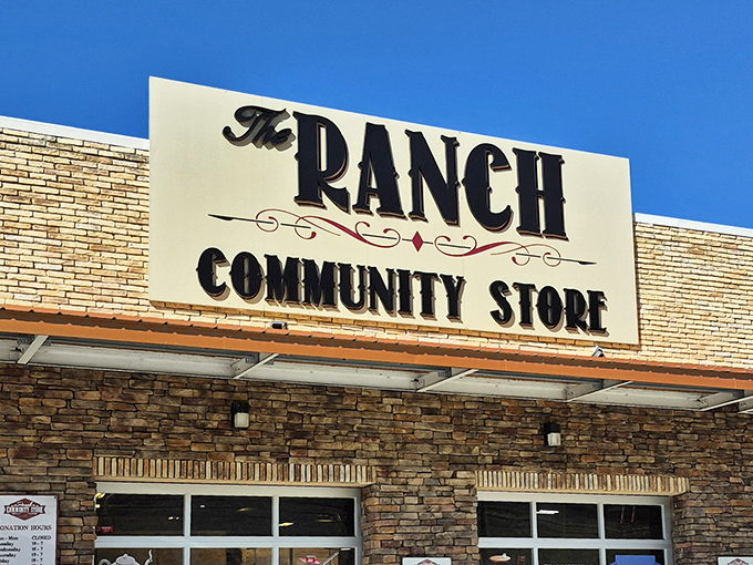 The unassuming brick exterior of The Ranch Community Store hides a treasure trove of bargains waiting to be discovered inside.