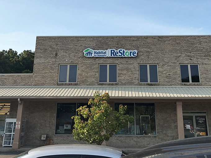 The unassuming brick exterior of Habitat ReStore hides a treasure trove within&mdash;like finding a secret passage to bargain heaven in Hurricane.
