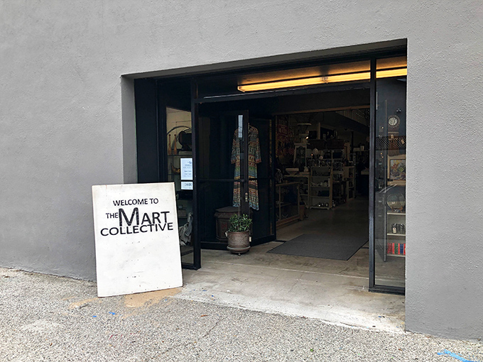 The unassuming gray exterior hides a wonderland of vintage treasures &ndash; like finding Narnia in a strip mall.