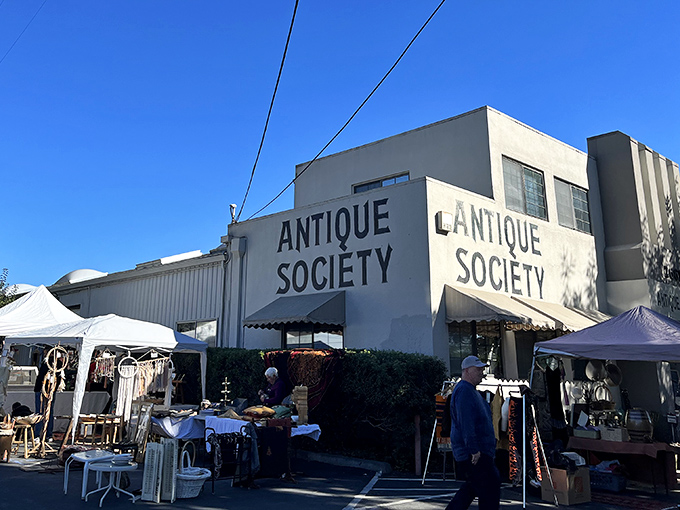 Sometimes the best adventures start with vendors setting up treasures outside like an old-fashioned bazaar.