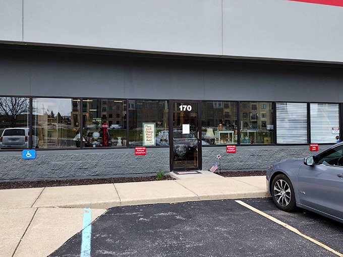 Another view of the Emporium's exterior – like a time portal disguised as a storefront, ready to transport you to decades past.