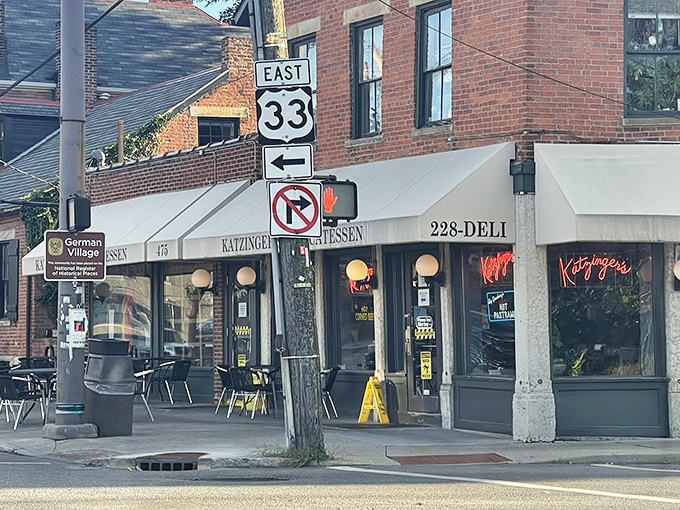 Where German Village meets sandwich paradise. The iconic corner location has been guiding hungry pilgrims to deli heaven for decades.